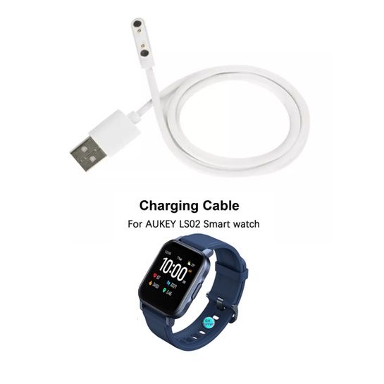 For Aukey LS02/LS-02 2pin universal Magnetic Charger Cable Charge For ...