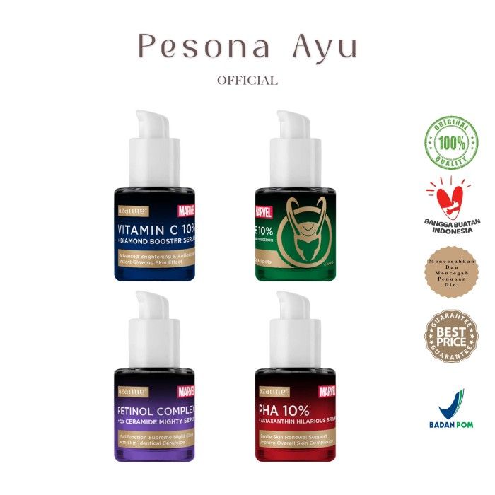 AZARINE X MARVEL Super Fighters Serum 20ml - Retinol Complex ...