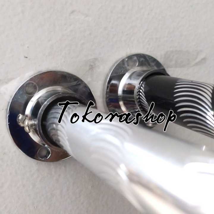 TOKORA Bracket Tempel Besi Penyangga Tiang Gorden Untuk Sudut Tembok 2 ...