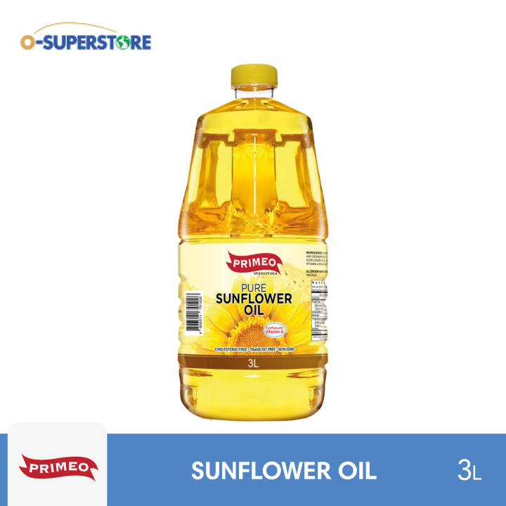 Primeo Pure Sunflower Oil 3L | Lazada PH