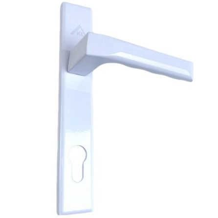 Door bathroom lock handle, swing lock, white old-fashioned balcony ...