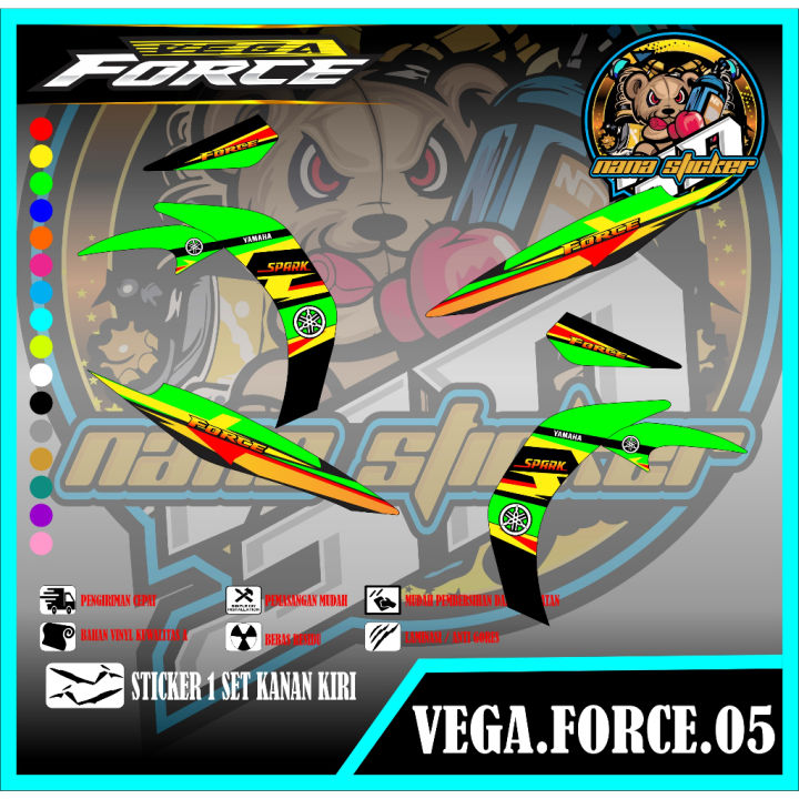 Striping VEGA FORCE - Stiker VEGA FORCE List Variasi Motor STICKER VEGA ...