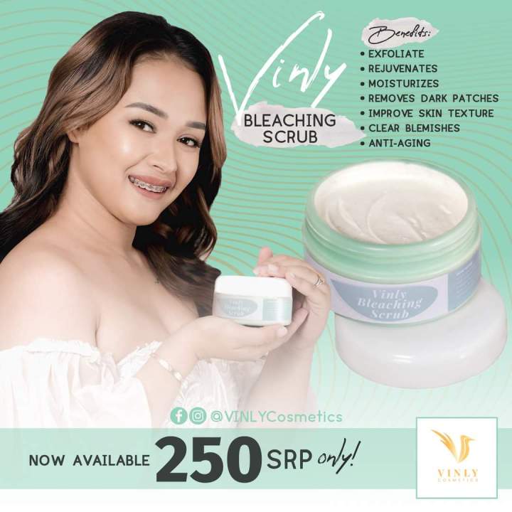 Vinly Cosmetics Gora Sunscreen Bleaching Scrub with FREEBIE & TEAMBUGOK ...