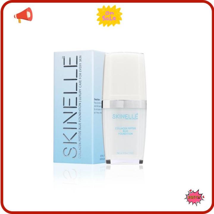 ⭐READY STOCK⭐ Collagen Peptide Blue Foundation skinelle | Lazada