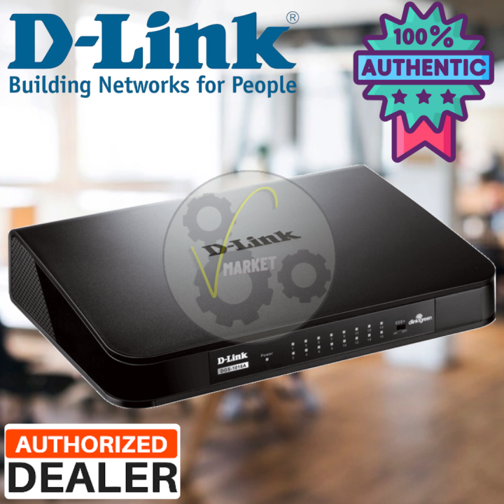 D Link 16 port 10/100 Switch DES-1016A Fast Ethernet Network Switch HUB ...