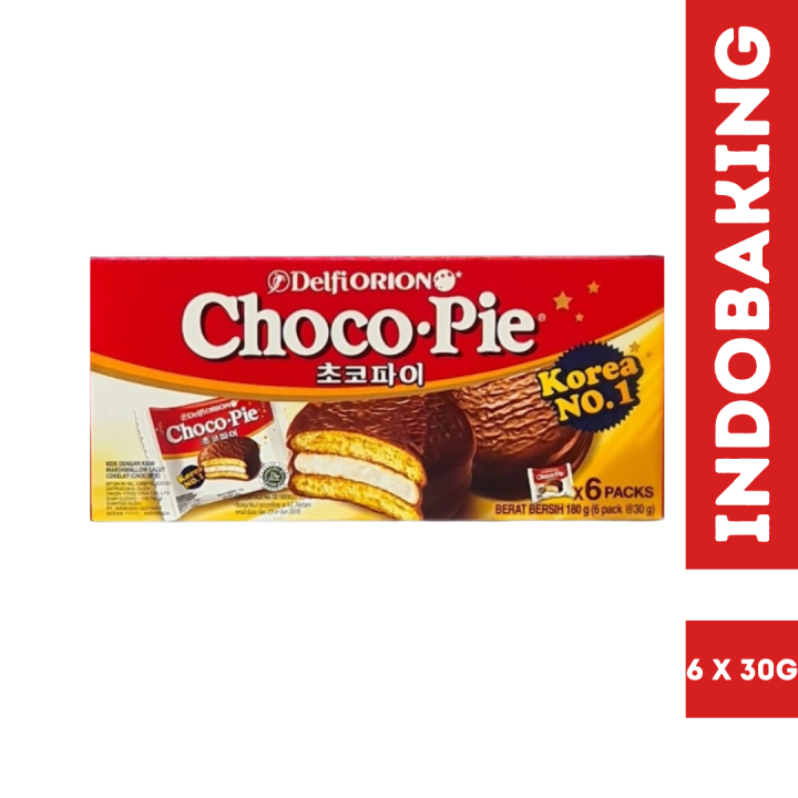 Delfi Orion Choco Pie 180g isi 6 x 30g | Lazada Indonesia