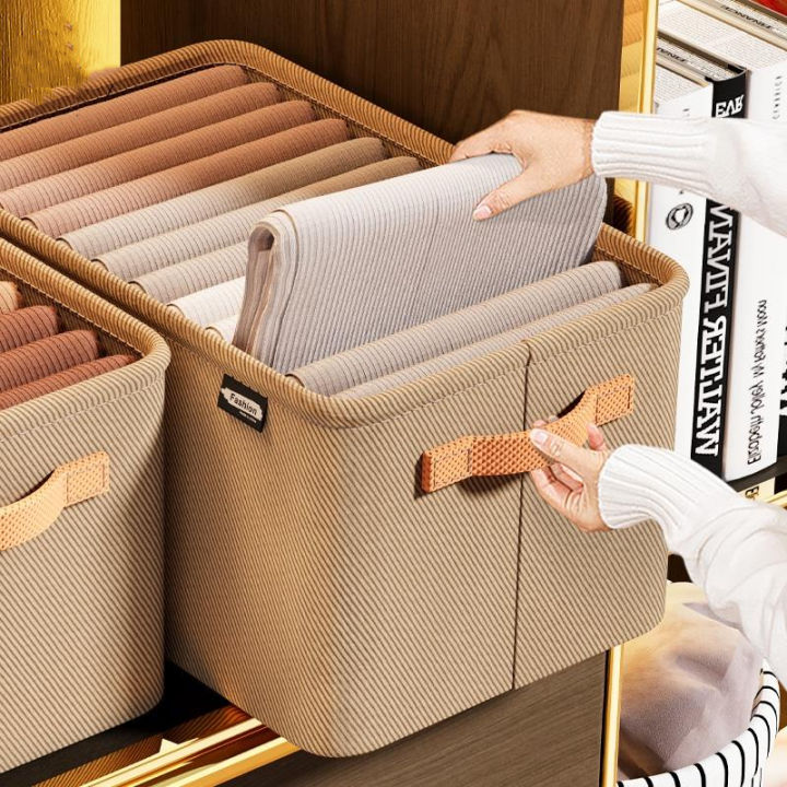 New Folderable Clothes Storage Box Thickened Steel Frame Organizer ...
