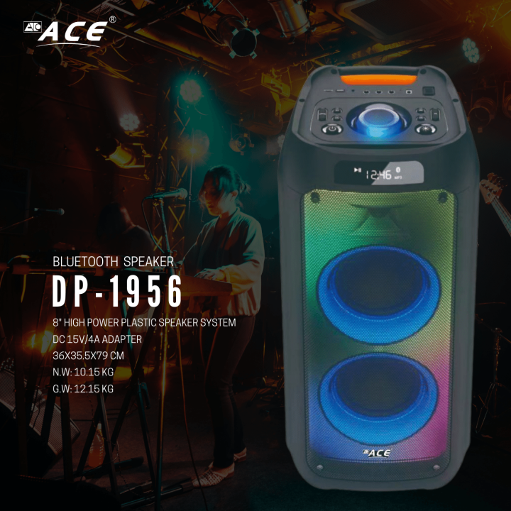 ACE DP-1956 Portable Bluetooth Speaker | Lazada PH