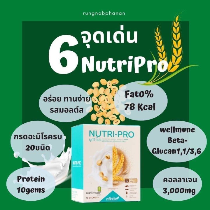 นูทริโปรNutriProโปรตีนคุณภาพ | Lazada.co.th