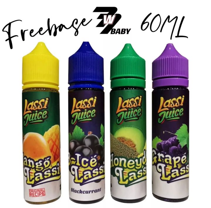 (POKEM0N SHOP) Lassi Juice 60ML Freebase Mango Lassi / Grape Lassi ...