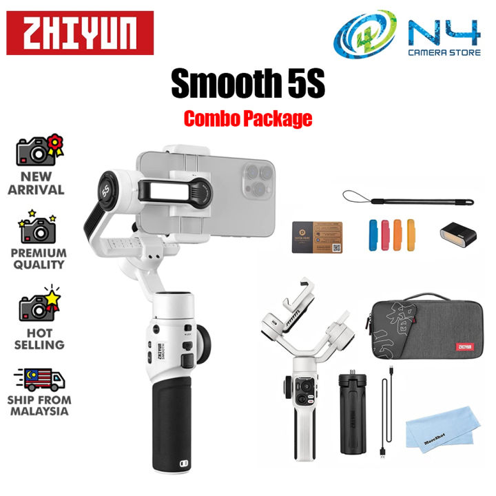 Zhiyun Smooth 5S Smooth 5S Combo Smartphone Gimbal Stabilizer 3 Axis ...