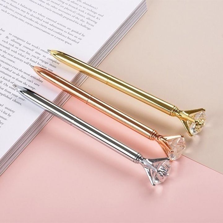 Cute Diamond Crystal Pen Cute Gem Ballpoint Pens Beautiful Gift Pen ...
