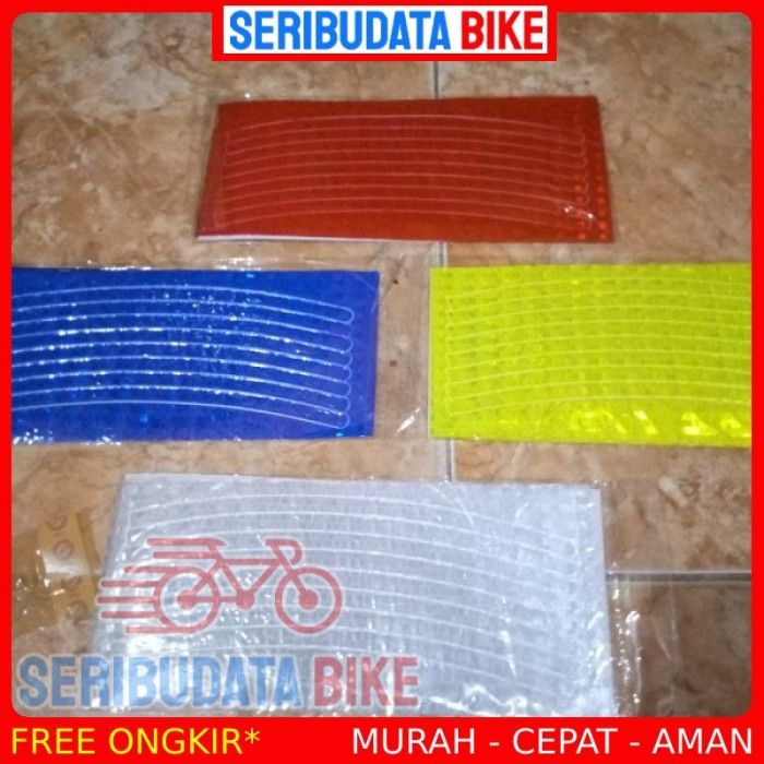 Sticker reflektif rims velg motor sepeda model cutting | Lazada Indonesia