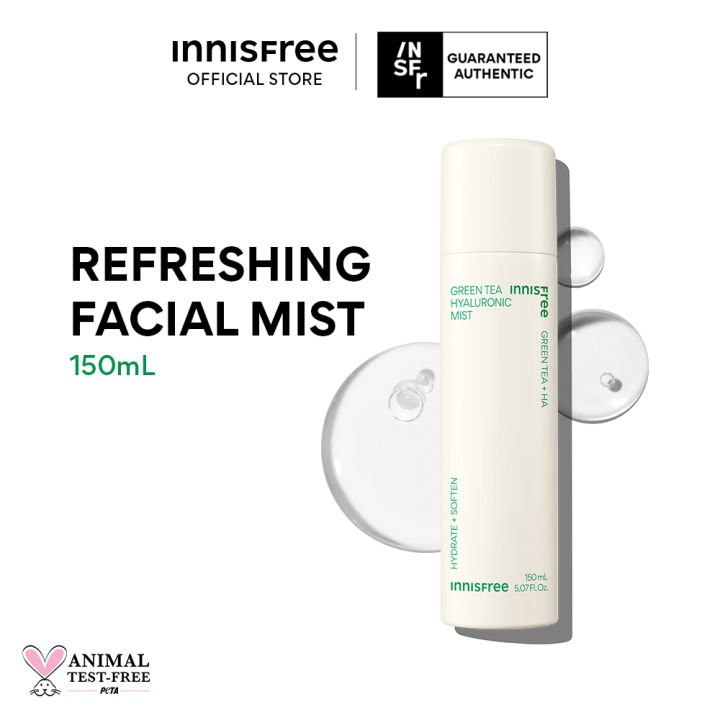 innisfree Green Tea Hyaluronic Mist 150ml | Lazada PH