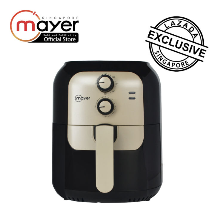 [LAZADA EXCLUSIVE] Mayer 5.5L Air fryer MMAF505 FREE Multi-Purpose ...