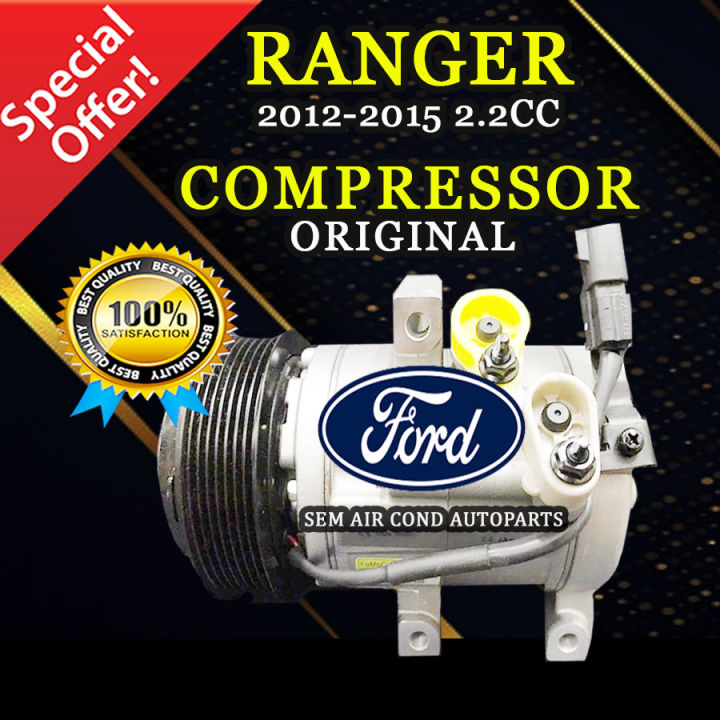 FORD RANGER T6 2012-2015 YEAR 2.2CC 7PK ORIGINAL COMPRESSOR (CAR ...
