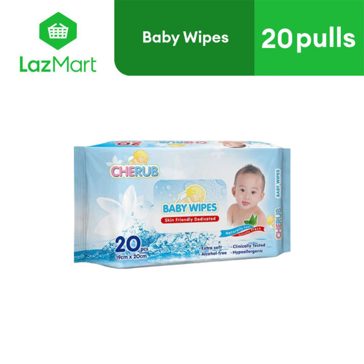 Cherub Baby Wipes 20s | Lazada PH