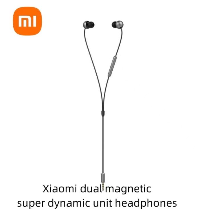 New Mi Dual Magnetic Super Dynamic Unit Headphones Hi-Res Audio ...
