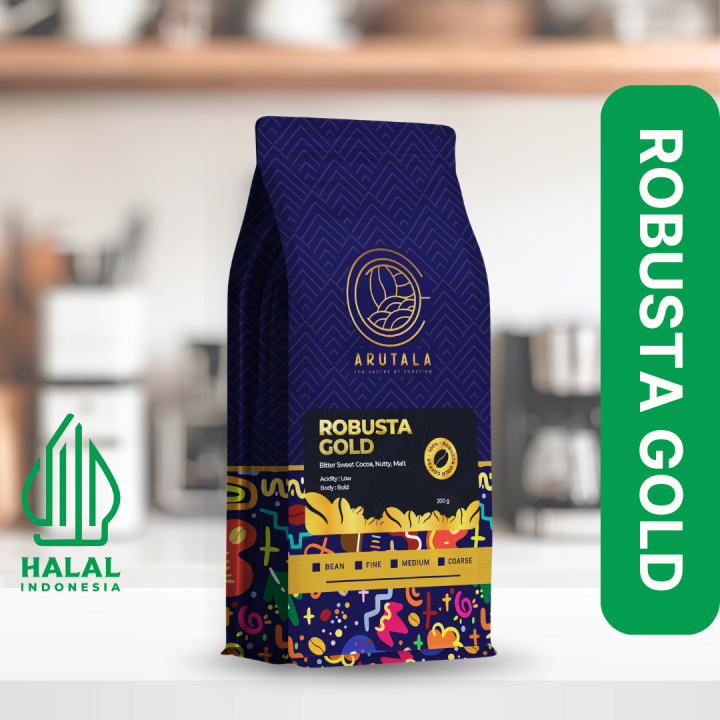 ARUTALA Kopi Robusta Gold 200 gram | Lazada Indonesia