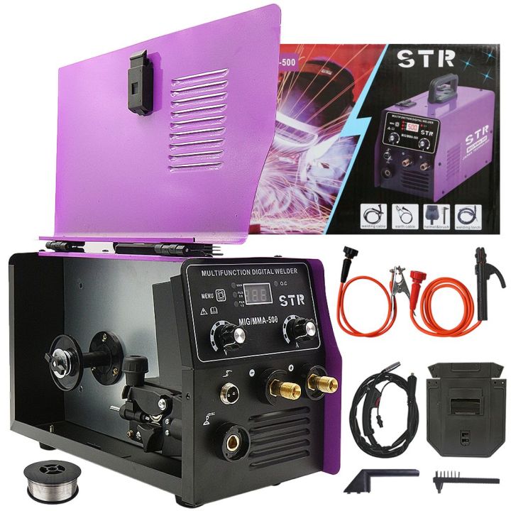 ตู้เชื่อมไฟฟ้า ตู้เชื่อมมิกซ์MMA/MIG STR 500 2 ระบบ เชื่อมฟลักซ์คอร์ ...