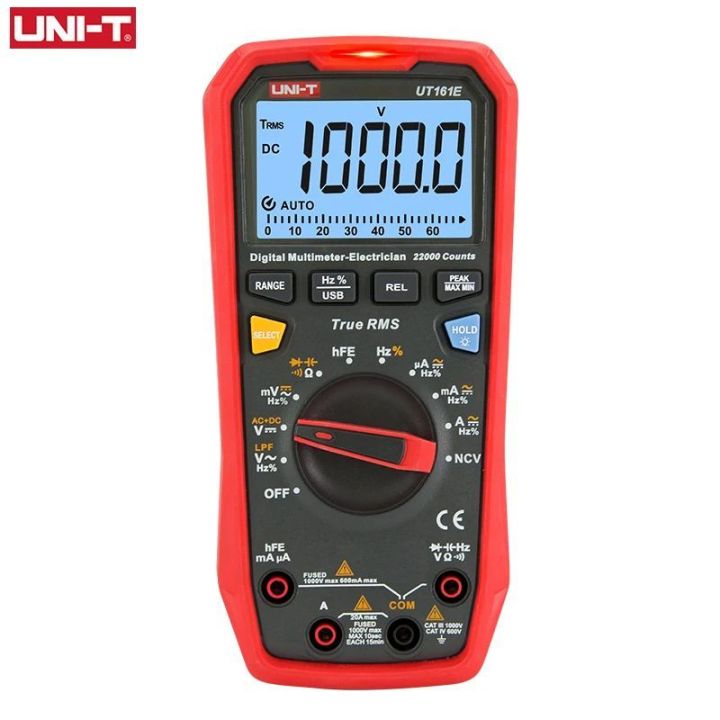 UNI-T UT161B UT161E UT161D Smart Digital Multimeter Profesional Tester ...