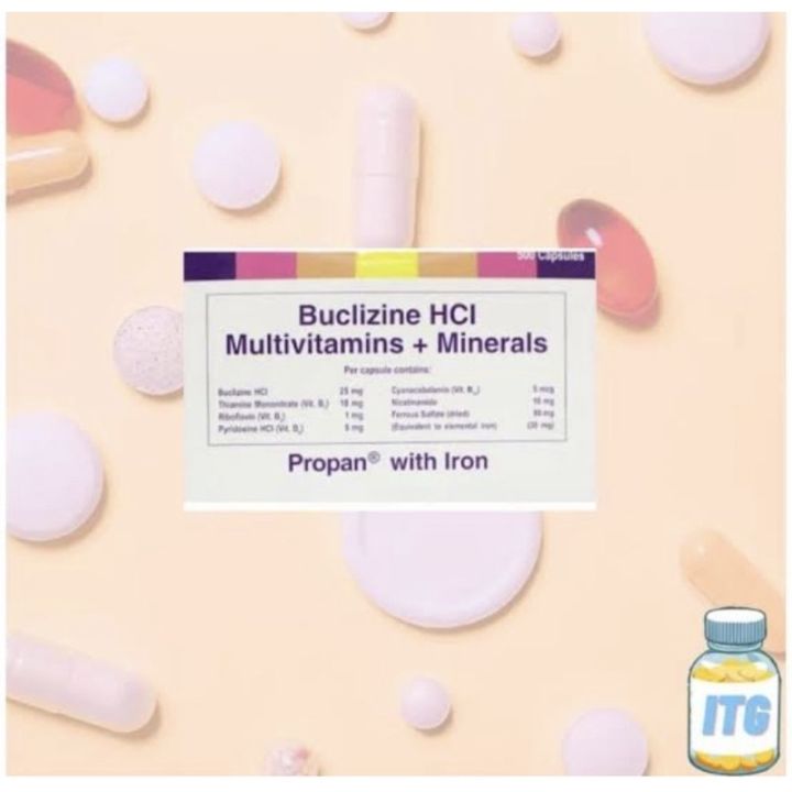 Multivitamins Propan by 10’s | Lazada PH