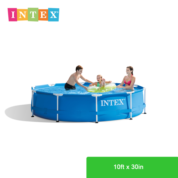 Intex® 28200 Metal Frame Pool Ages 6+ (10ft x 30in) | Lazada PH