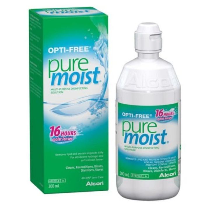 OPTI-FREE Pure Moist น้ำยาล้างคอนแทคเลนส์ น้ำยาทำความสะอาดคอนแทคเลนส์ ...
