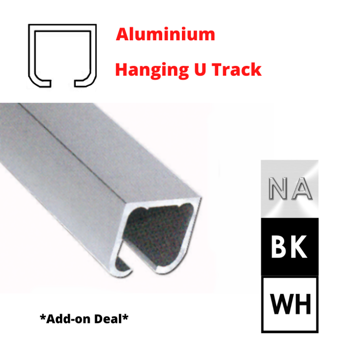 Aluminium Track Hanging U Track Sliding Hanging Door Track Aluminum ...