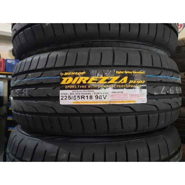 Dunlop Direzza DZ102 Ukuran 225/55 R18 - Ban Mobil ALL NEW RUSH CRV CAPTIVA ESACAPE CX5 | Lazada ...