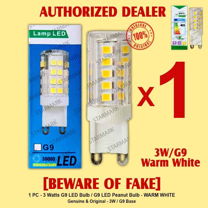 G9 Led Bulb Bulbs 3W 3 Watts WARM WHITE High Quality G9 Led Peanut Bulb ...