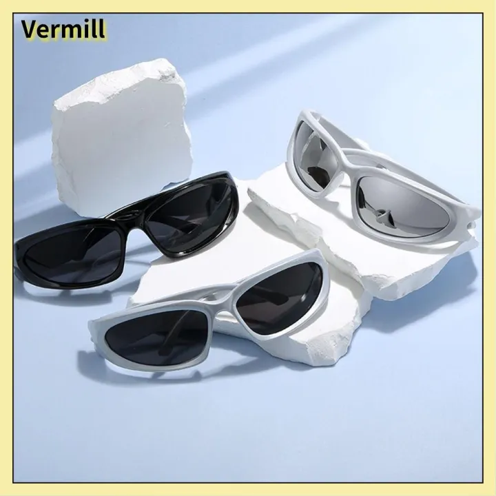 VERMILL Y2K Cycling Sunglasses UV Protection Millennium Sports Shades ...