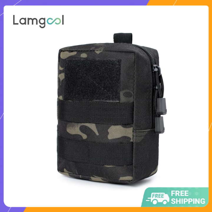 เครื่องมือกระเป๋าคาดเอวข้างนอก EDC Molle แบบรูดซิปอเนกประสงค์1000D สำหรับคลังสินค้าพร้อมอุปกรณ์ ...