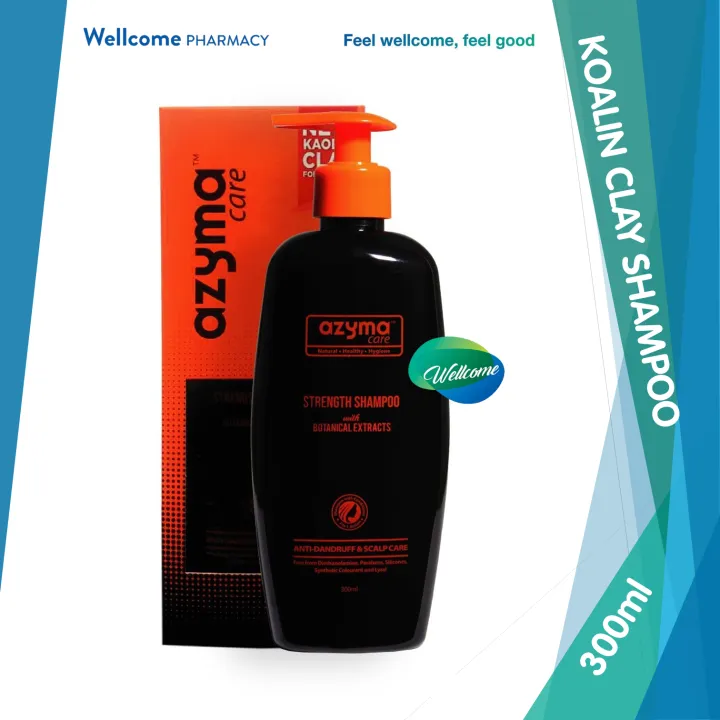 Azyma Care Natural Strength Shampoo with Botanical Extracts and Koalin ...