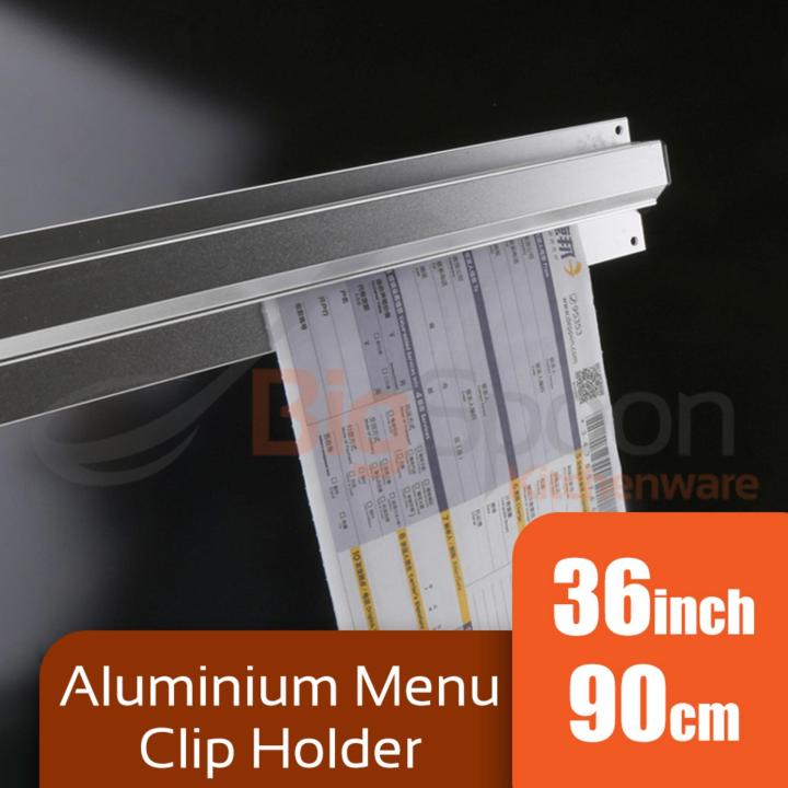 BIGSPOON Aluminium Menu Receipt Clip Check Holder 36 inch 90cm Ticket ...