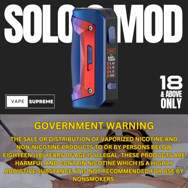 Geekvape Aegis Solo 2 - S100 Mod | Lazada PH