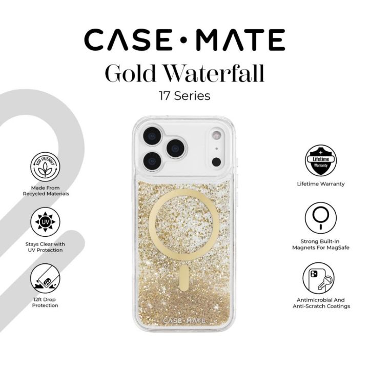 Case-Mate 17 Series Gold Waterfall Magnetic Case | Lazada Singapore