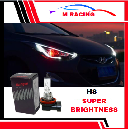 H8 Halogen Car Headlight Bulbs 12V 60/55W | Lazada