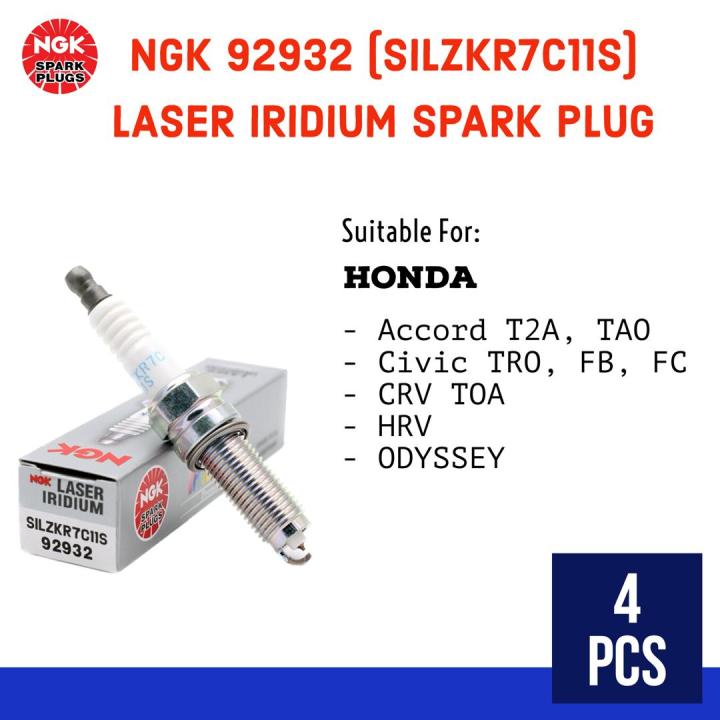 【100% ORIGINAL】 NGK 92932 PALAM PENCUCUH LASER IRIDIUM - HONDA ACCORD ...