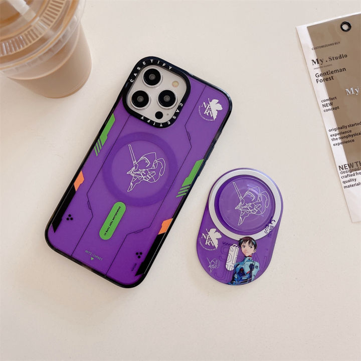 EVA Magsafe Phone Holder Evangelion Stretchable Foldable Stand Ring ...
