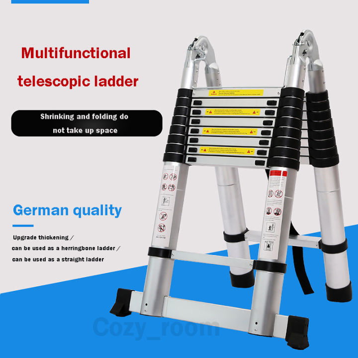 【3 Year Warranty】13FT 17FT Telescopic Multi-Purpose Aluminum Double ...
