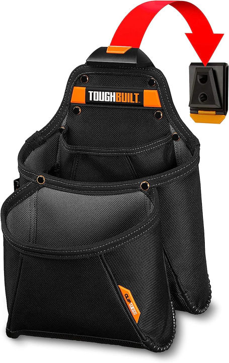 ToughBuilt - TB-CT-03 Mega Supply Tool Pouch - Multi-Pocket Organizer ...