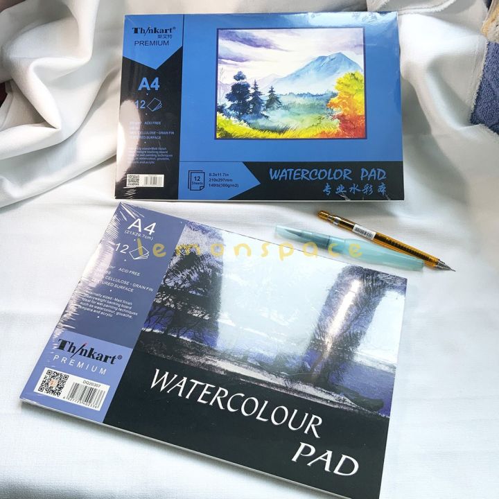 300gsm A3 A4 Watercolor Gouache Acrylic Pad - 12 sheets | Lazada PH