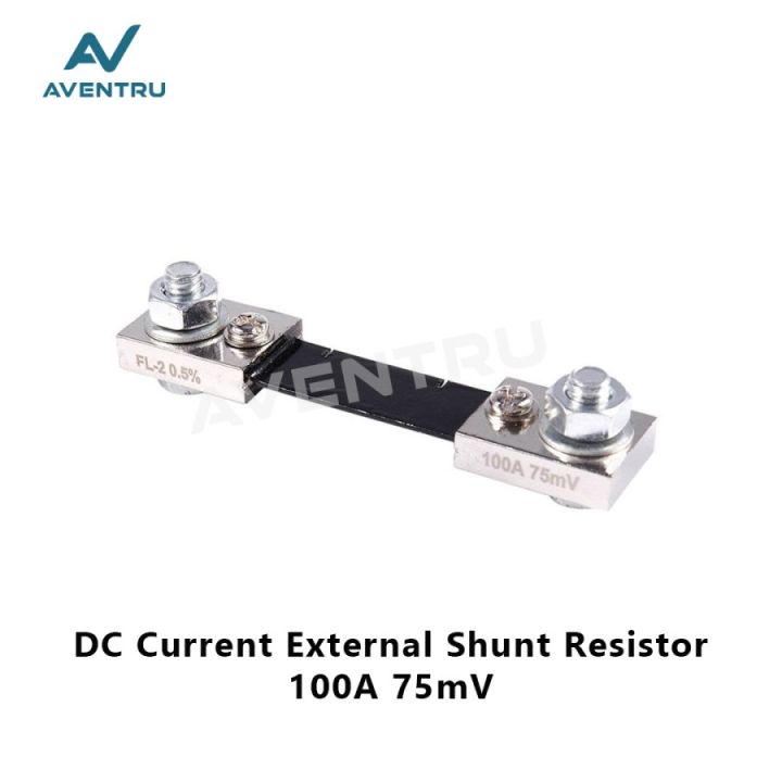 RShunt 100A Current Shunt Resistor FL2 75mV Ampere Meter Ammeter Amper ...