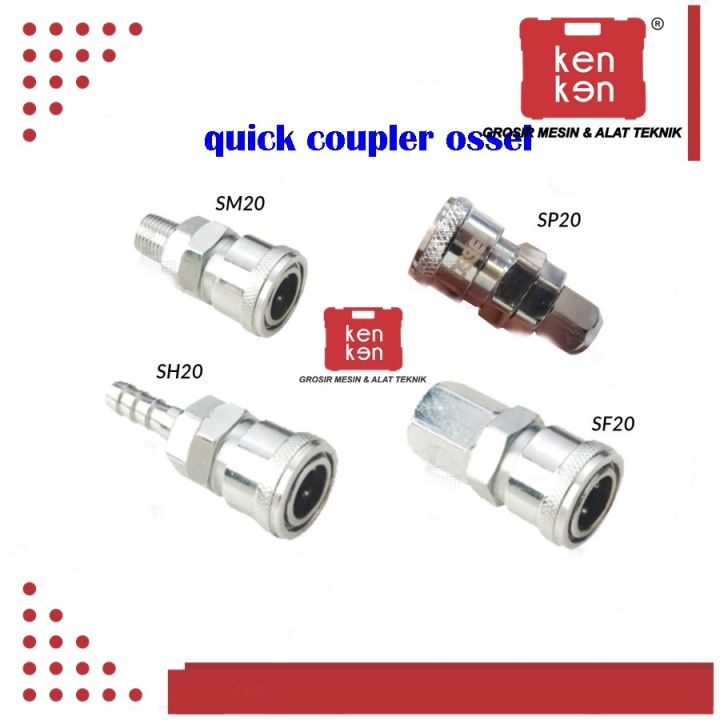 Quick Coupler Sh20 AST Coupling Nepel Sh20 AST Coupler Kompresor Sh20 ...