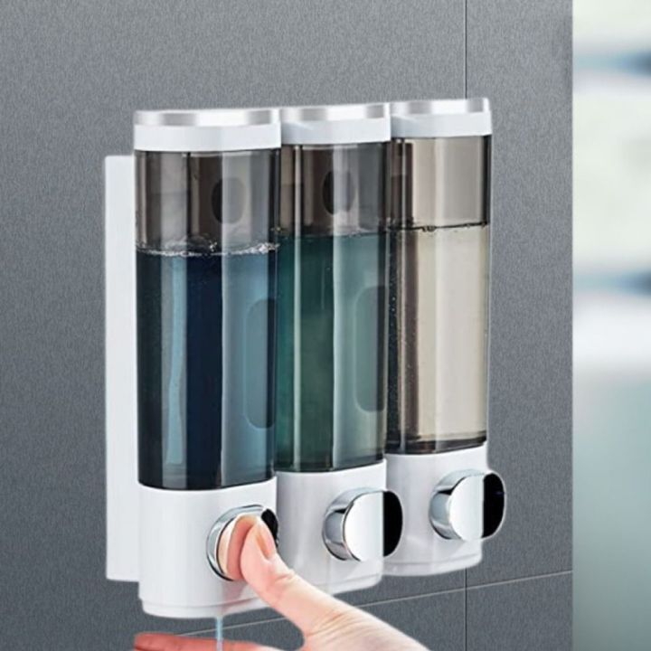 SXSA อุปกรณ์ติดผนัง เครื่องจ่ายสบู่เหลว หน้าต่างที่มองเห็นได้ 1/2/3หัว ...