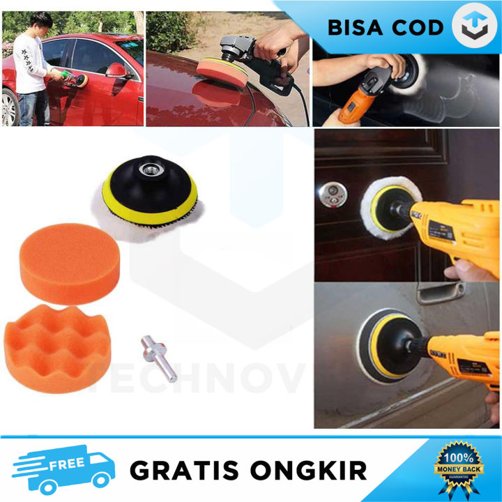 WAX KIT BODY MOBIL PERALATAN POLES BOJECHER WHEELS POLISHING COMPOUND ...