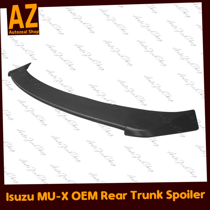 Isuzu MU-X 2018-2022 OEM Rear Trunk Spoiler Matte Black 2nd Design ...