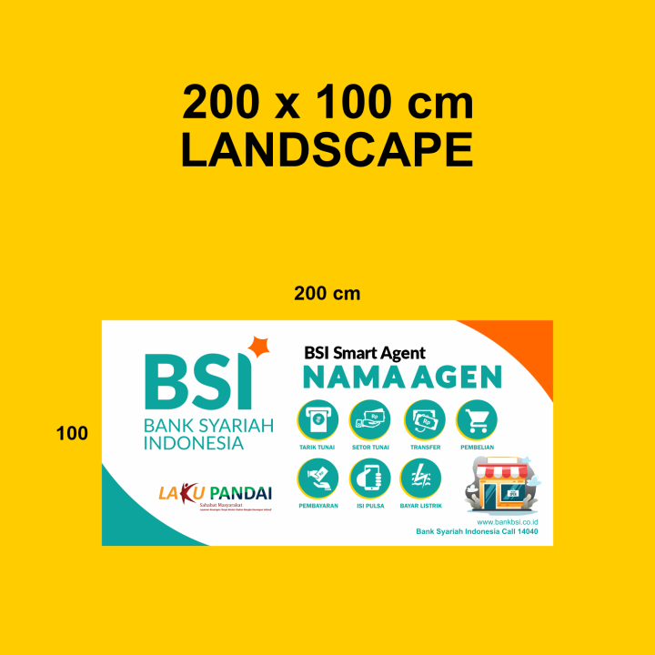 Spanduk Agen BSI | Lazada Indonesia