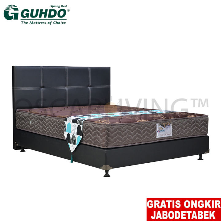Guhdo New Prima Kasur Spingbed Tebal 25 Cm Coklat Oreo HB Elegance ...